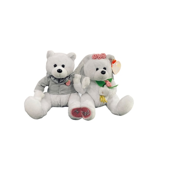 Ty | Toys | Ty Beanie Baby We Do The Bride And Groom Wedding Bear Set ...